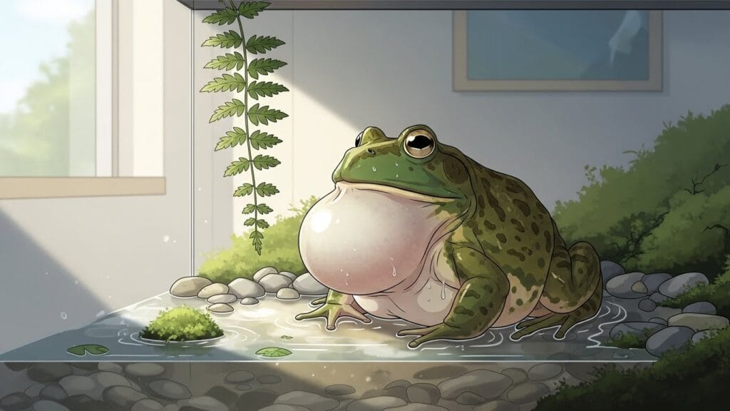 アフリカウシガエルはうるさい？鳴き声の理由と静かに飼うコツを徹底解説 | white frogs